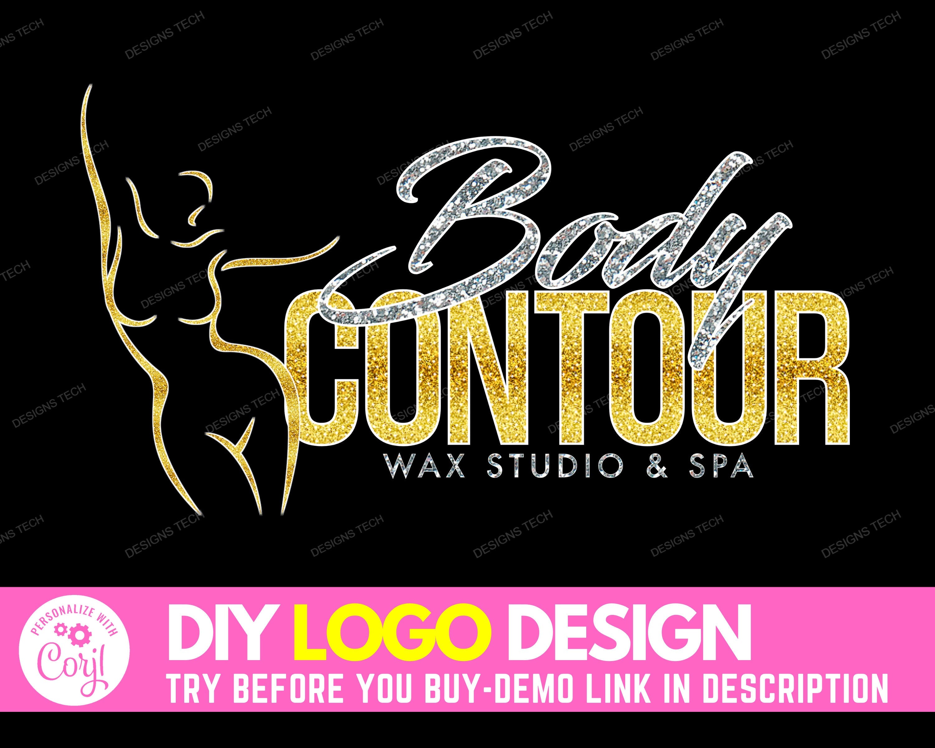 DIY Beauty Logo, Edit Yourself Body Contour, Fashion Logo, Fitness Log ...